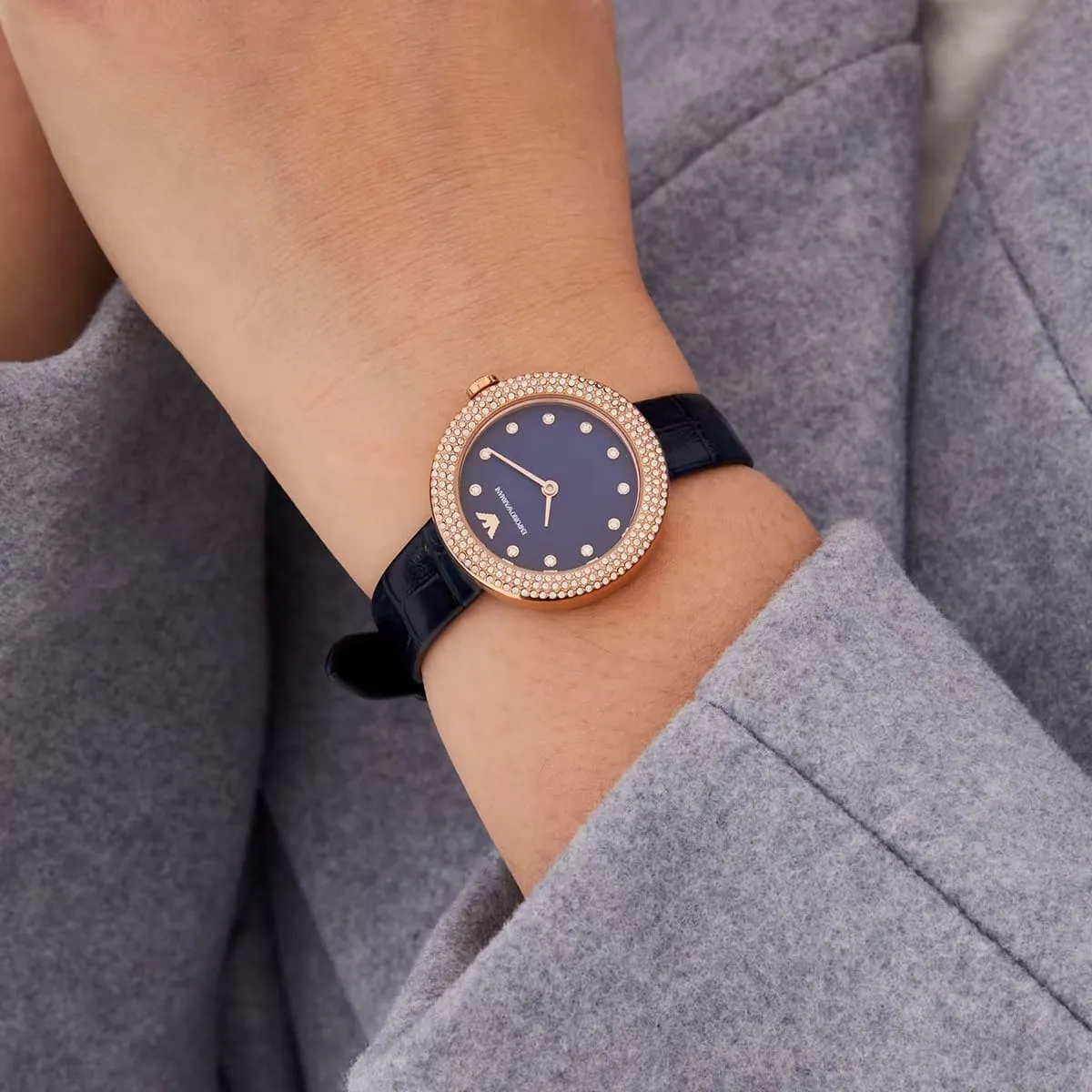 Emporio Armani Ladies Watch Rosa AR11434 | Watches Prime