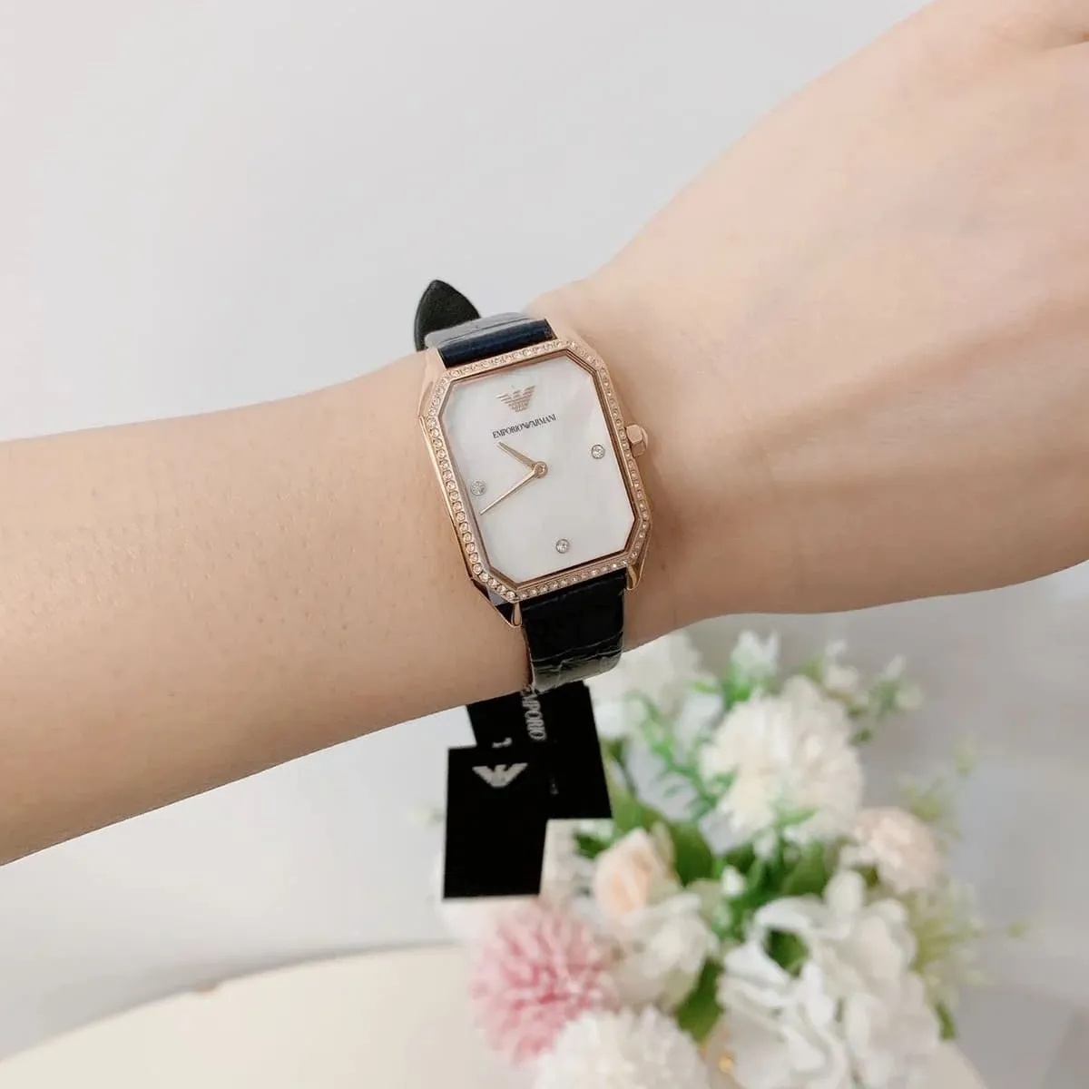 Emporio Armani Ladies Watch Gianni T-Bar AR11466 | Watches Prime