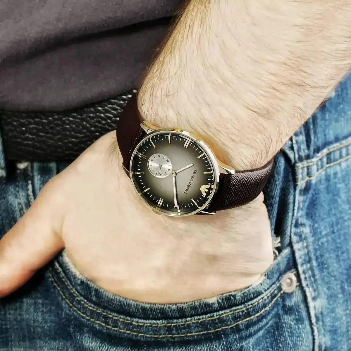 Emporio Armani Men's Watch Alpha Medium AR1756 | Watches Prime