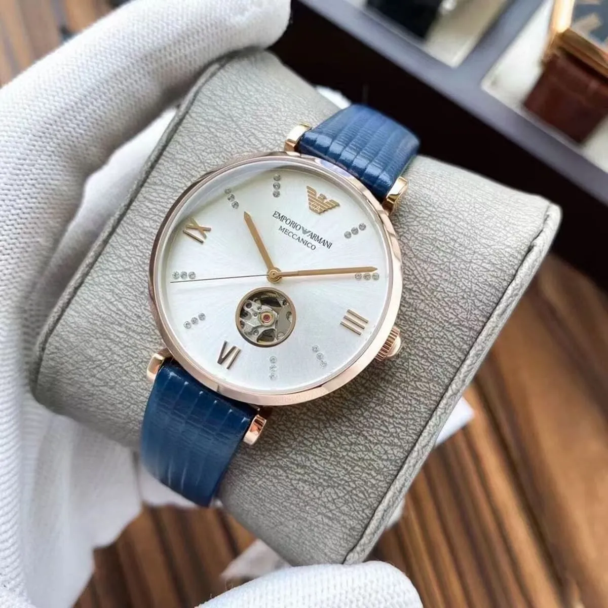 Emporio Armani Ladies Watch Gianni T-Bar AR60020 | Watches Prime