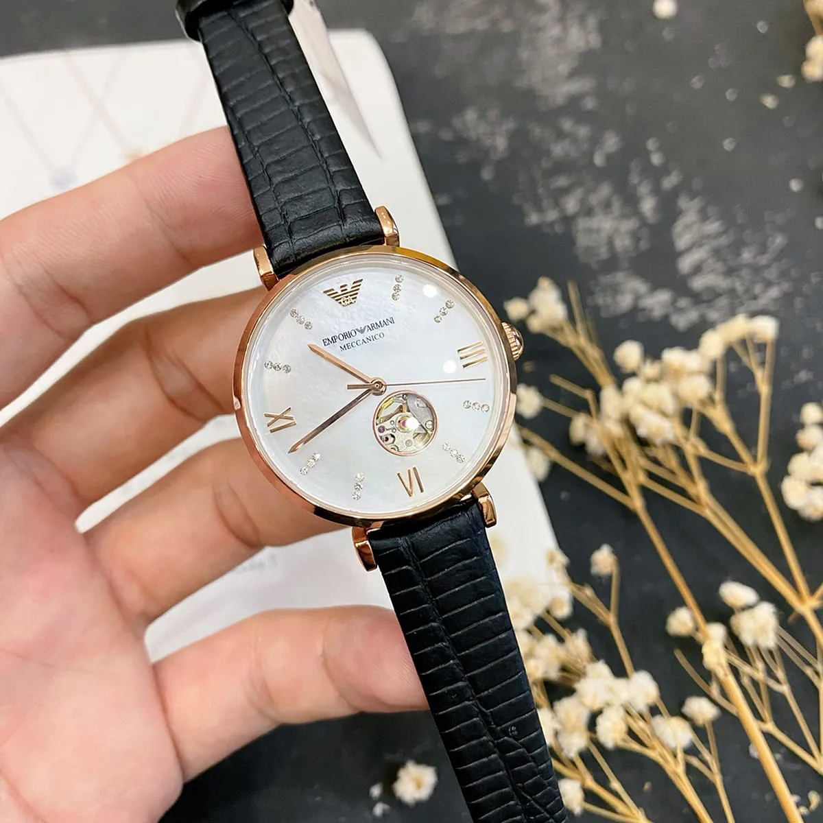 Emporio Armani Ladies Watch Gianni T-Bar AR60047 | Watches Prime