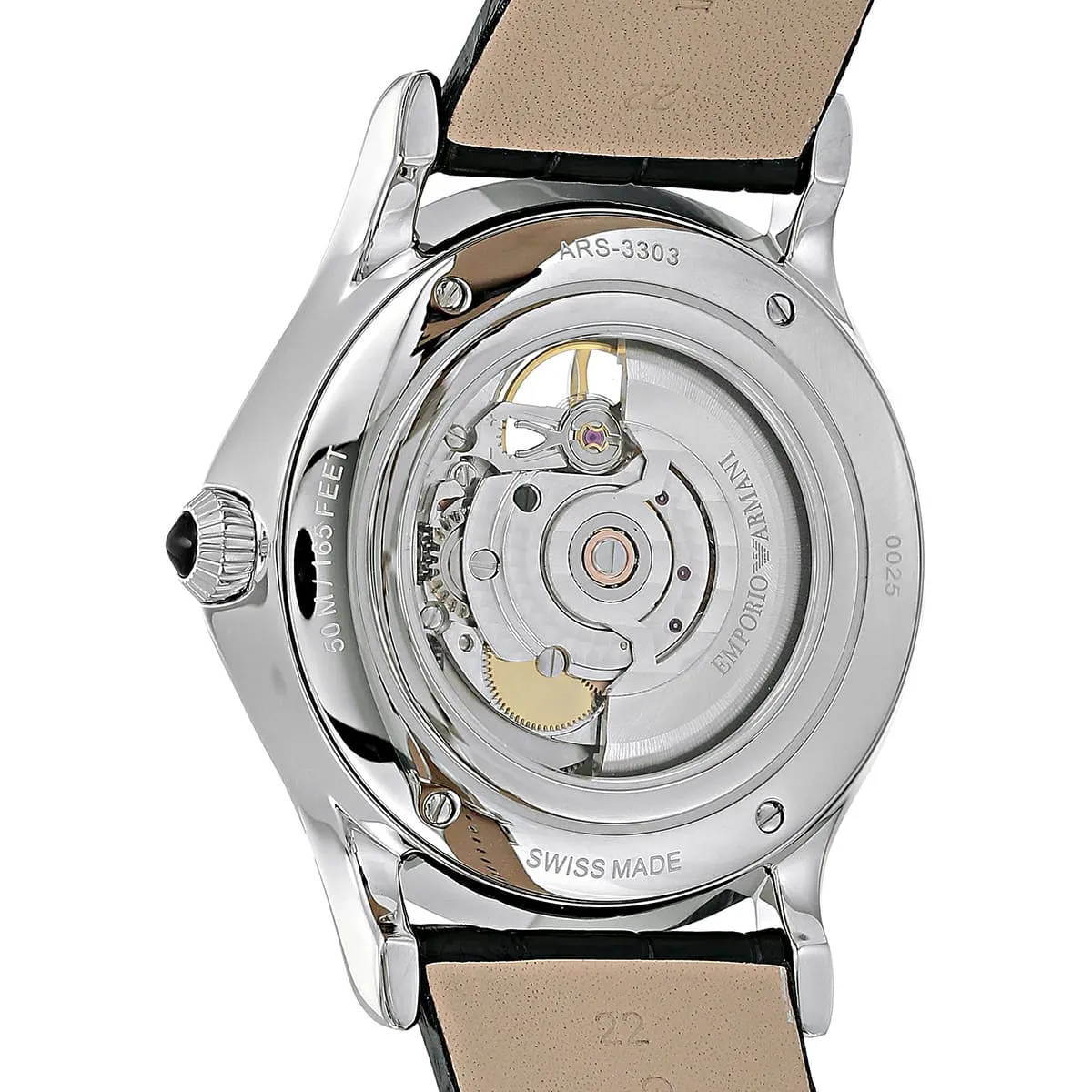 Emporio Armani Men's Watch Open Balance Wheel ARS3303 | Watches Prime