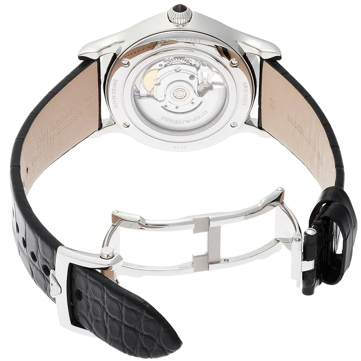 Emporio Armani Men's Watch Open Balance Wheel ARS3303 | Watches Prime