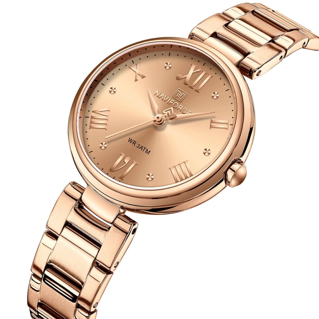 Naviforce Ladies Watch NF5030 RG RG | Watches Prime