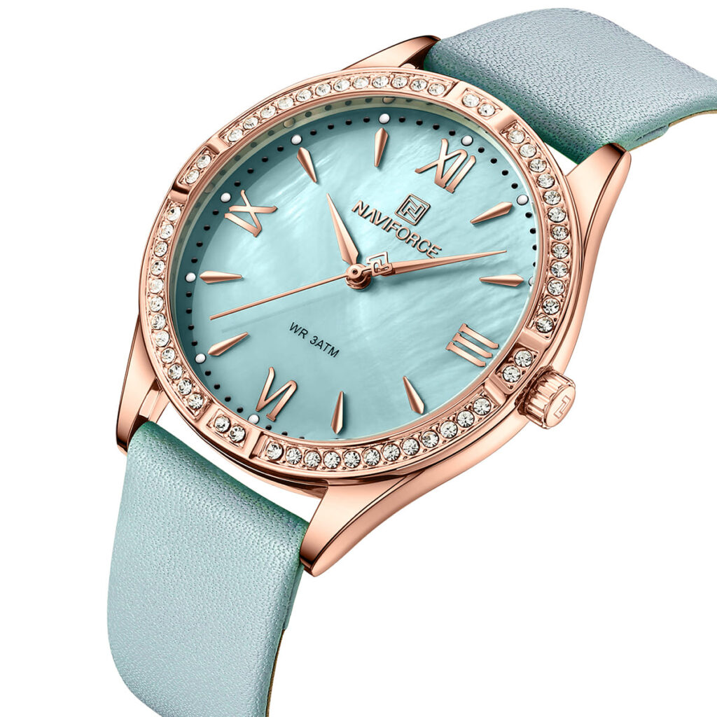 Naviforce Ladies Watch NF5038 RG L BE | Watches Prime