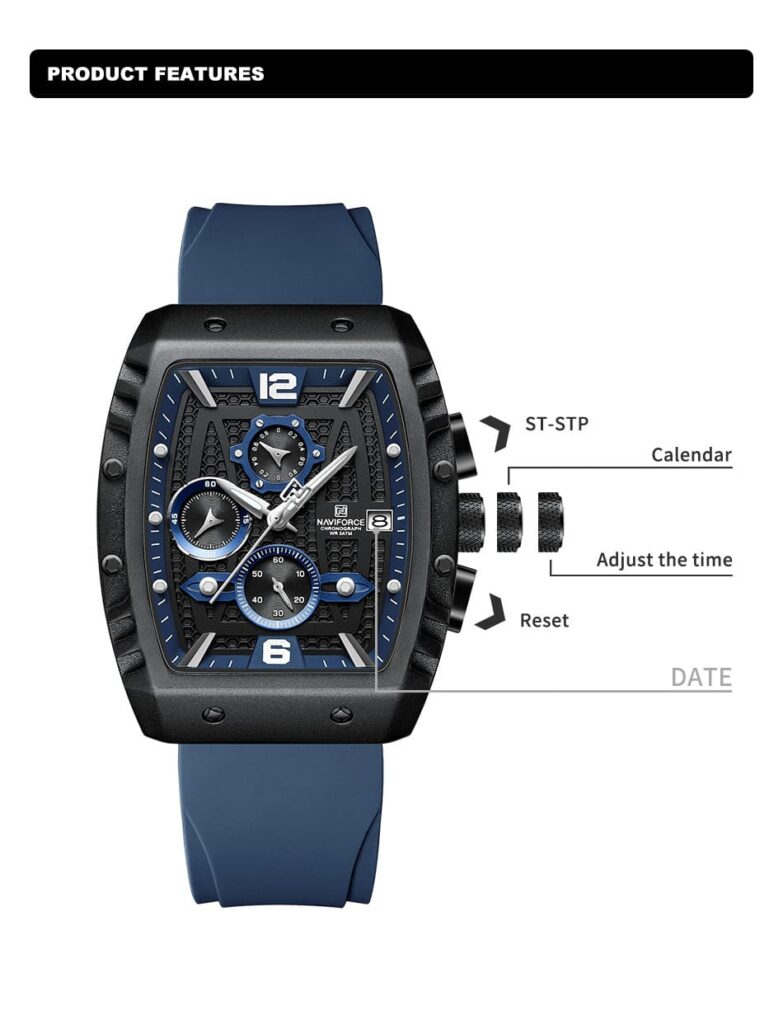 Naviforce Men's Watch NF8025 B BE BE | Watches Prime