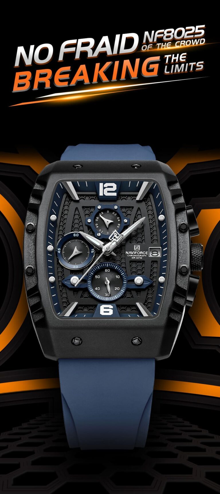 Naviforce Men's Watch NF8025 B BE BE | Watches Prime