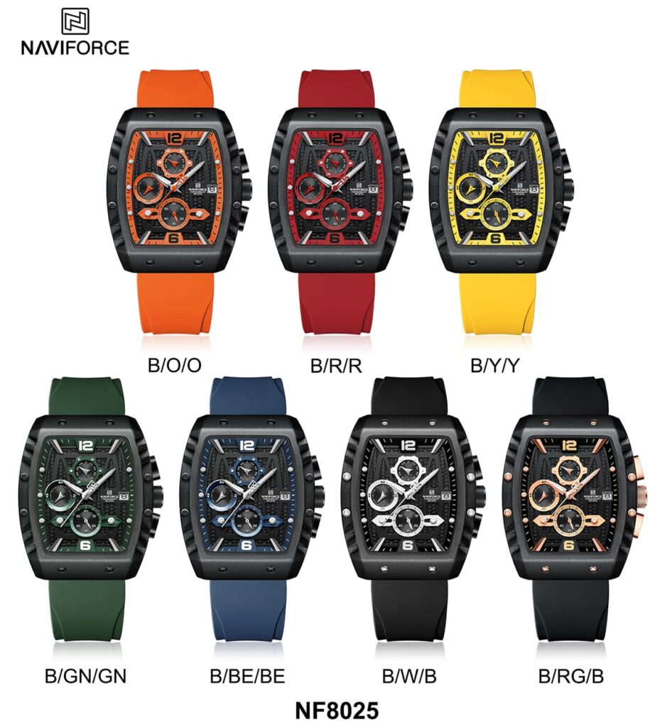 Naviforce Men's Watch NF8025 B BE BE | Watches Prime