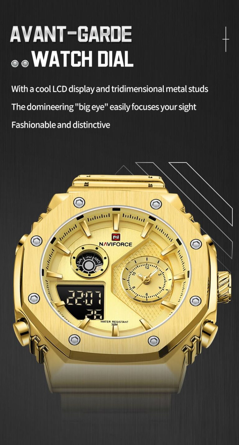 Naviforce Men's Watch NF9216S G G | Watches Prime