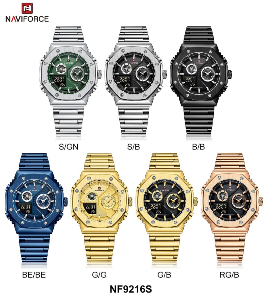 Naviforce Men's Watch NF9216S G G | Watches Prime