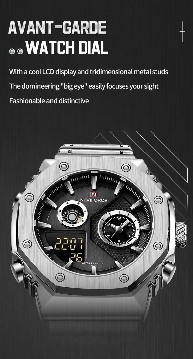 Naviforce Men's Watch NF9216S S B | Watches Prime