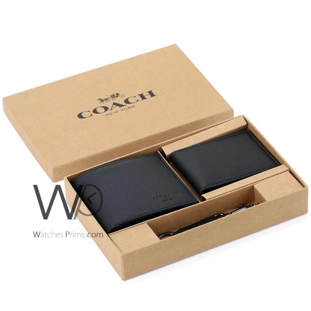Coach wallet and card holder keychain Men | Watches Prime