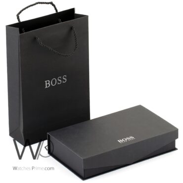 Hugo Boss Wallet Belt Black Set Original Men | Watches Prime
