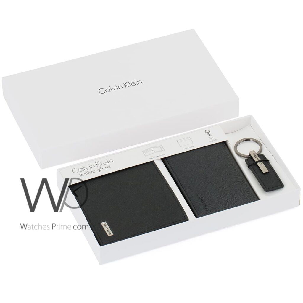 Calvin Klein CK wallet card holder Set Black | Watches Prime