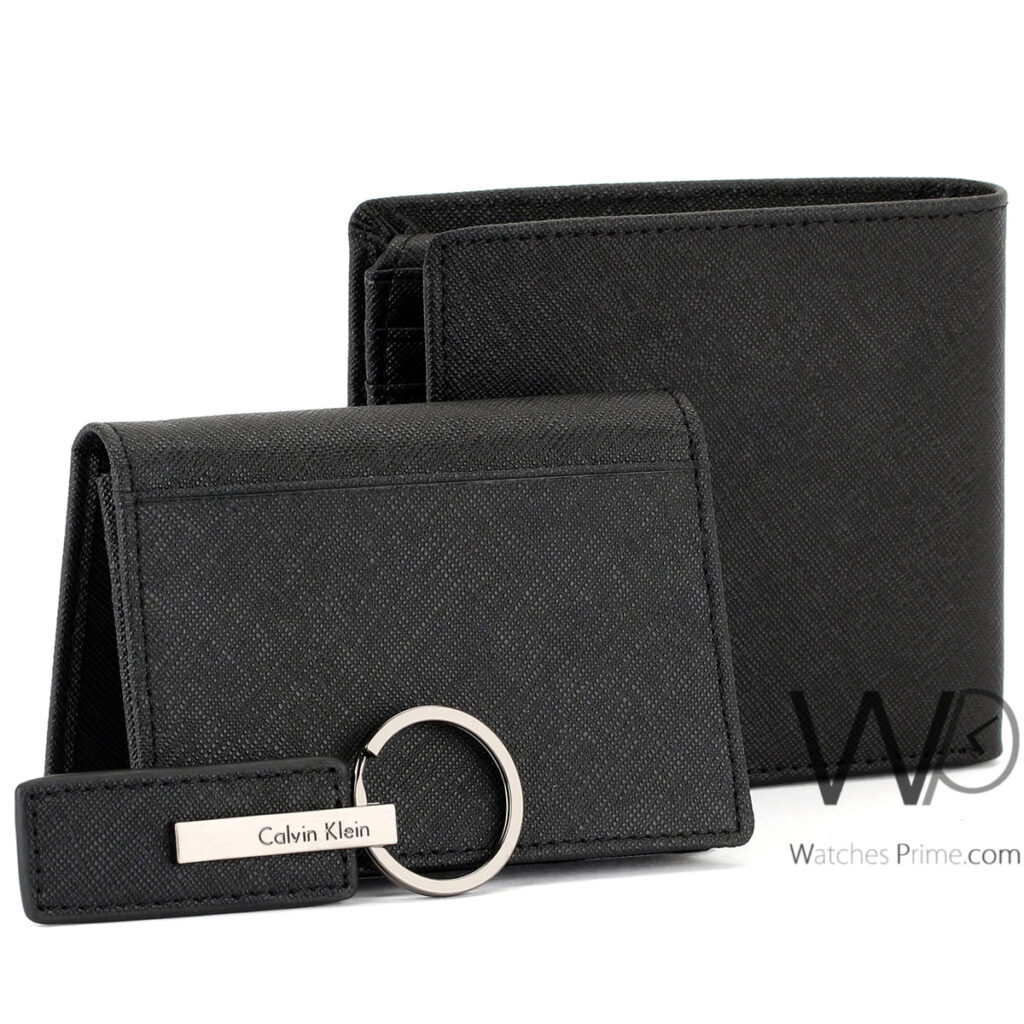 Calvin Klein CK wallet card holder Set Black | Watches Prime