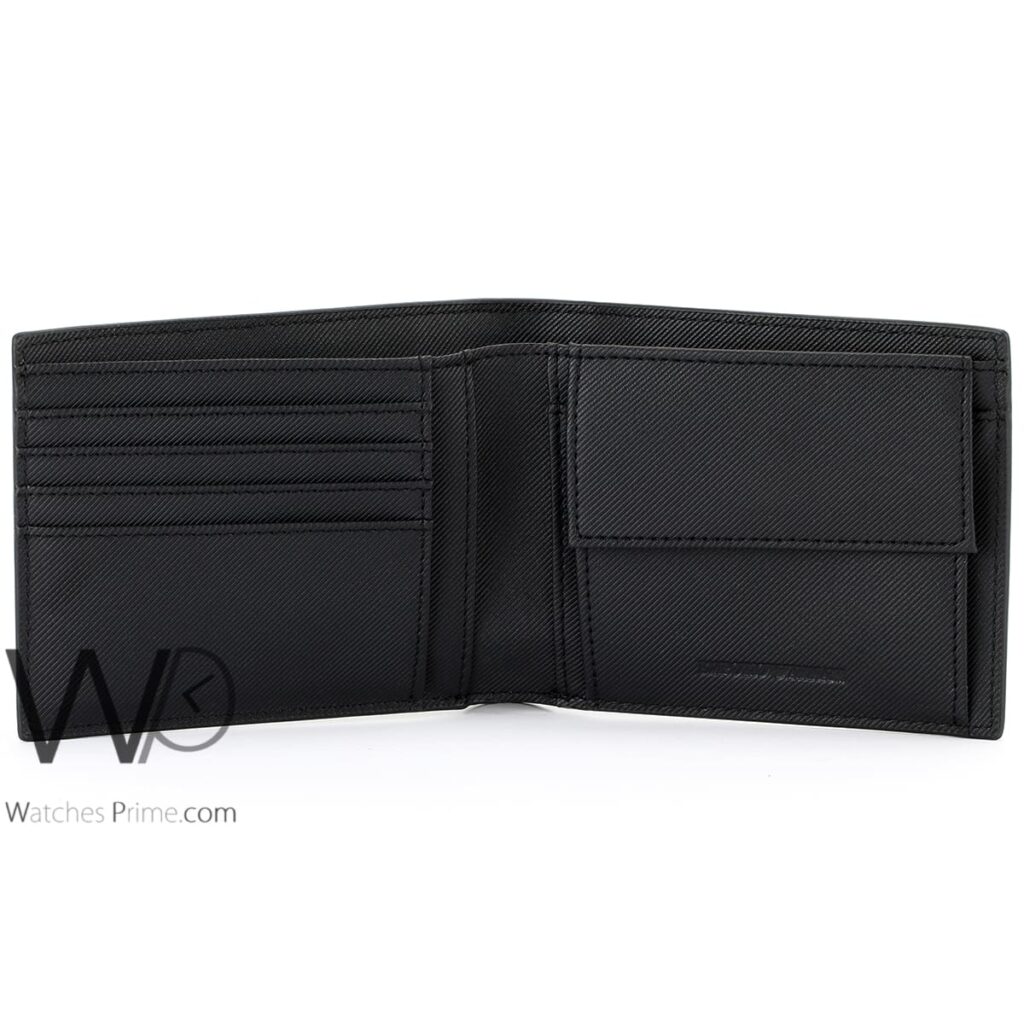 Emporio Armani Wallet Keychain Black Set Men | Watches Prime