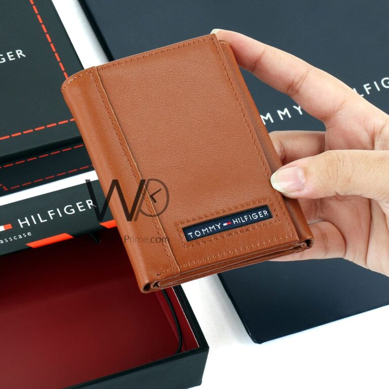 Tommy Hilfiger Leather Trifold light brown | Watches Prime