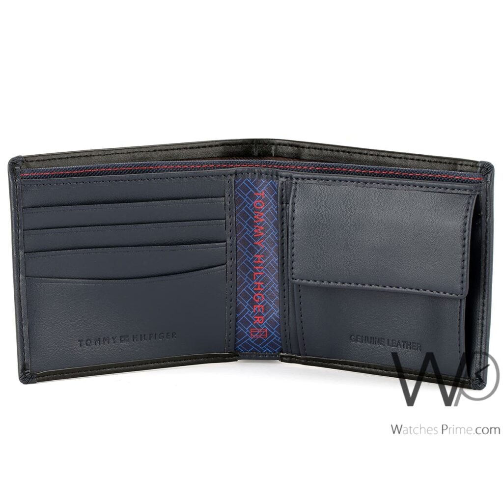 Tommy Hilfiger Wallet Leather Lines Printed | Watches Prime