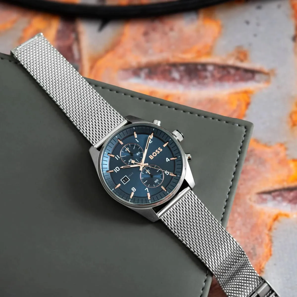 Hugo Boss Men's Watch Skytraveller 1514149 | Watches Prime