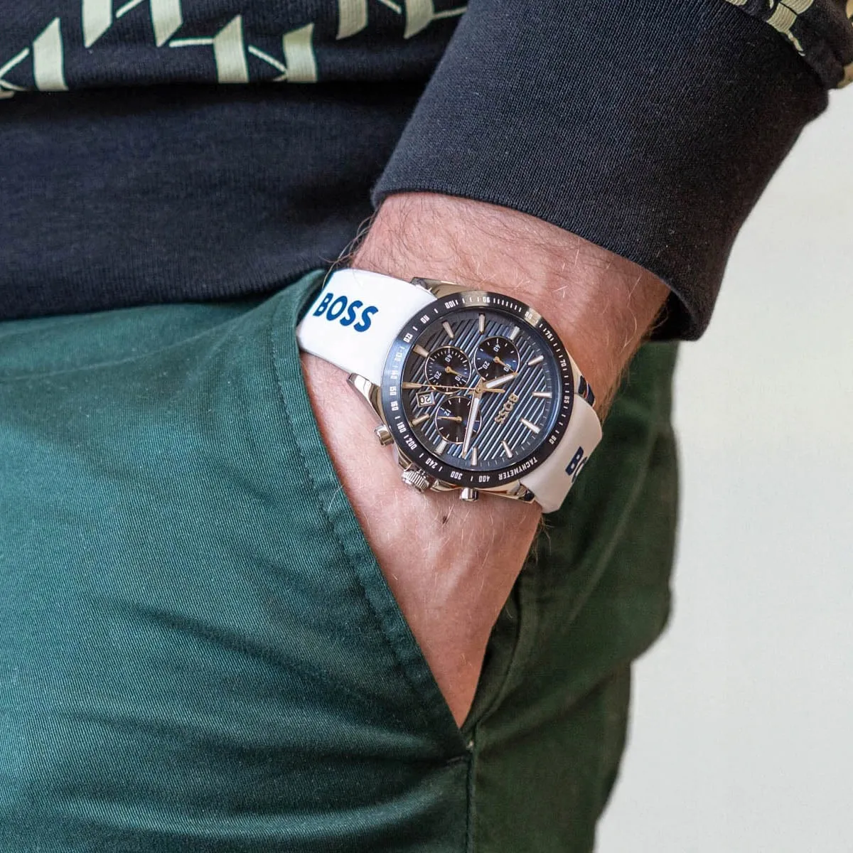 Hugo Boss Men's Watch Strike 1514238 | Watches Prime