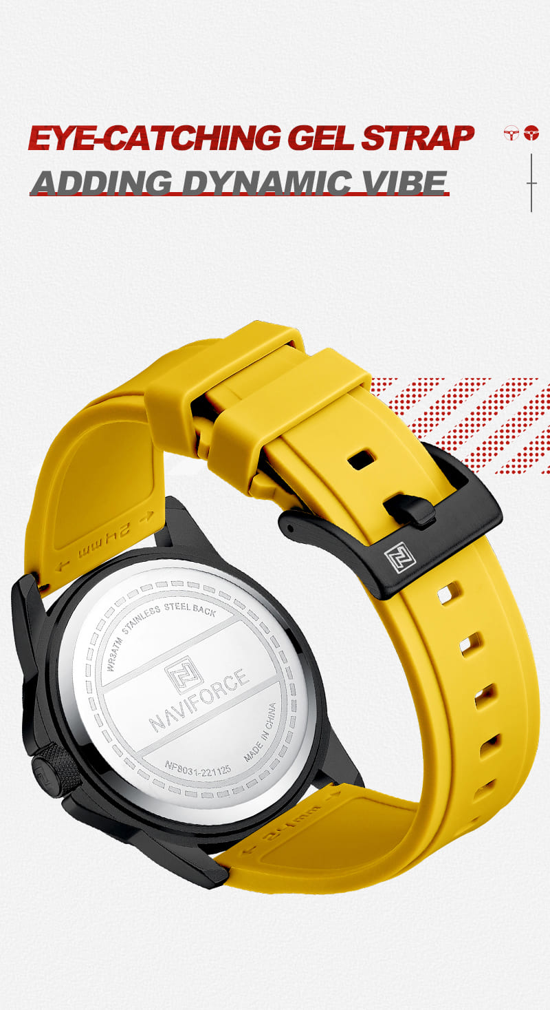 Naviforce Men's Watch NF8031 B Y Y | Watches Prime