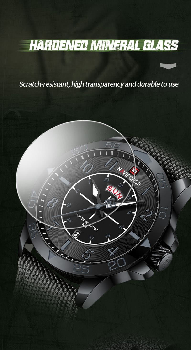 Naviforce Men's Watch NF9204N B B GY | Watches Prime