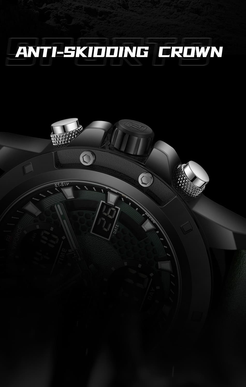 Naviforce Men's Watch NF9225 B GN GN | Watches Prime