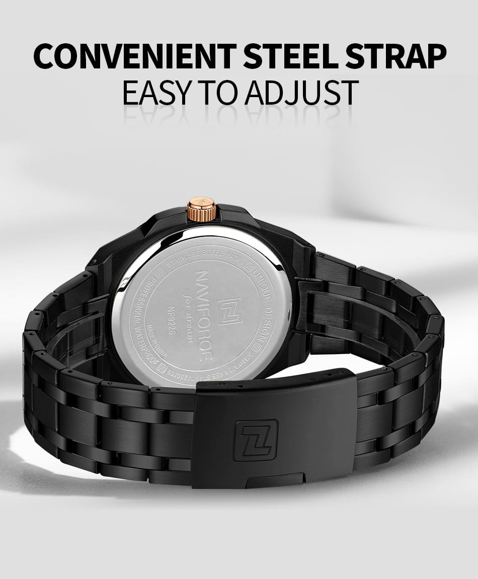 Naviforce Men's Watch NF9226 B B RG | Watches Prime