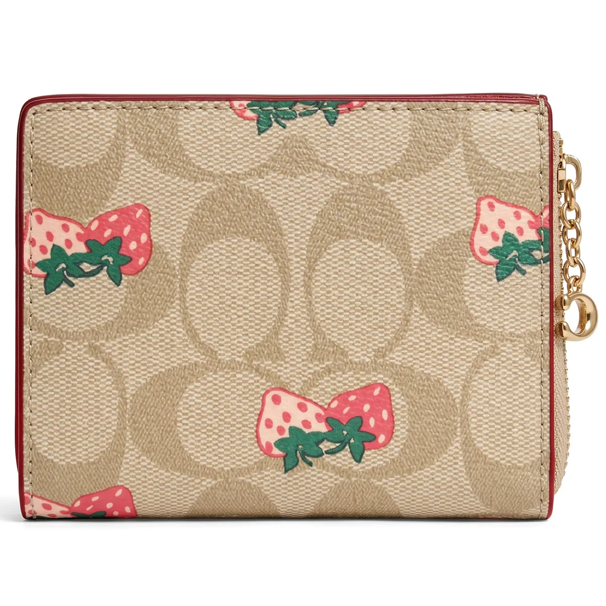COACH Strawberry Print Signature Card Holder | Watches Prime